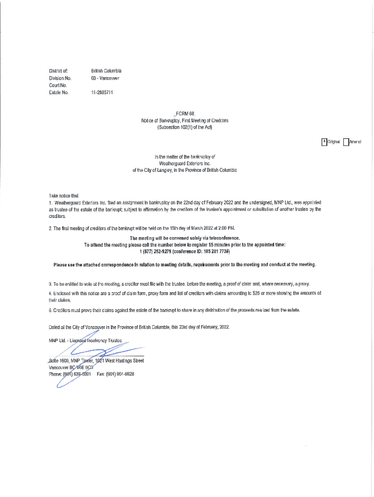 Fillable Online Letter to creditors re FMOC.docx Fax Email Print - pdfFiller