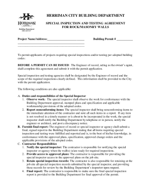 Fillable Online Building Department and Inspection Requests - Herriman ...