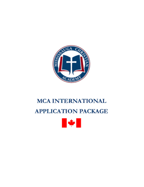 Fillable Online MCA International Application. Re-Enrolment Guide Fax ...