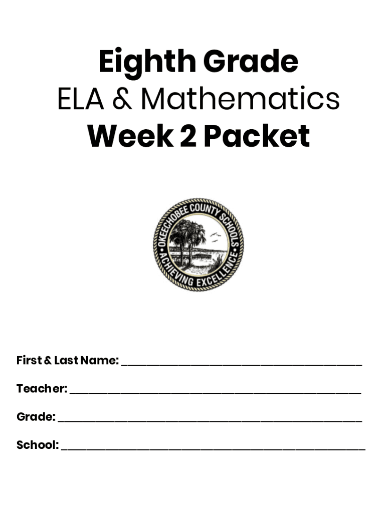 Fillable Online Grade 8 Language Arts Worksheets Fax Email Print ...