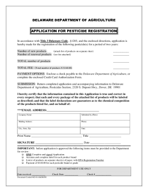 Fillable Online State of Delaware Pesticide Applicator Certification ... Fax Email Print - pdfFiller