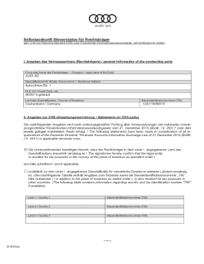 Fillable Online AEOI Under The Common Reporting Standard (CRS) Fax ...
