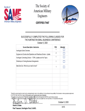 Fillable Online 9 things Learned from attending the SAME Small Business ...