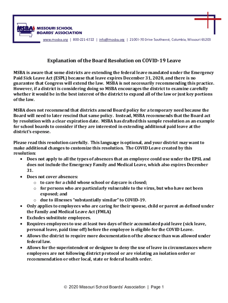 Fillable Online Does New Legislation Impact Our District's COVID-19 ...