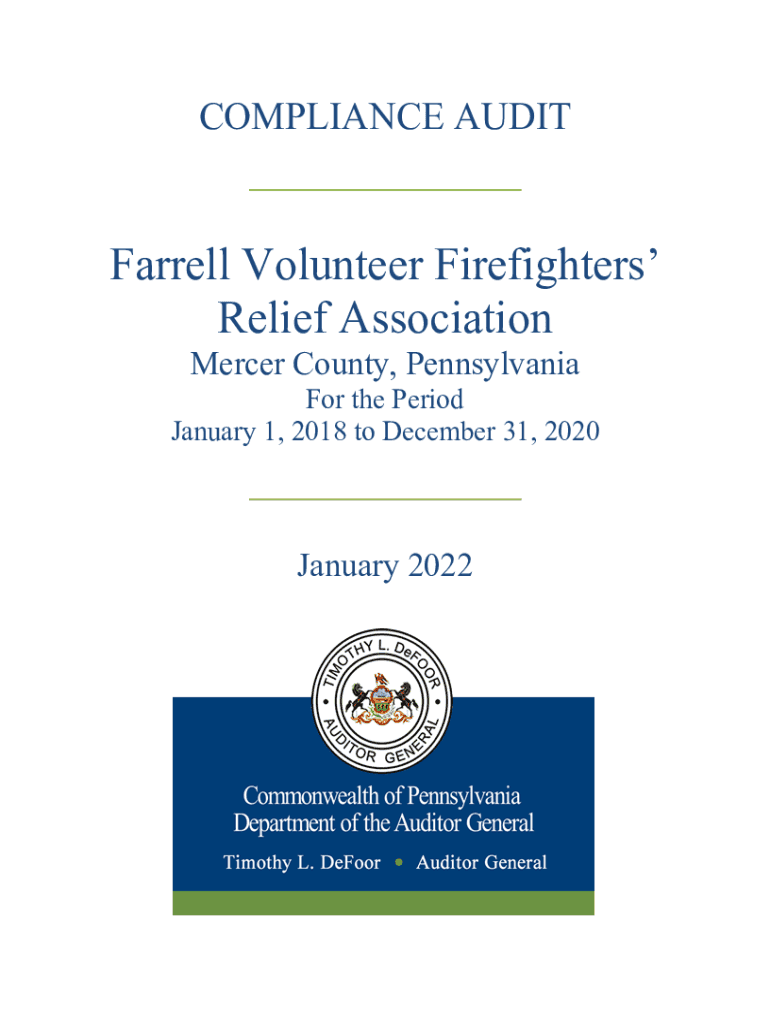 Fillable Online Fire Department - City of Farrell Fax Email Print ...