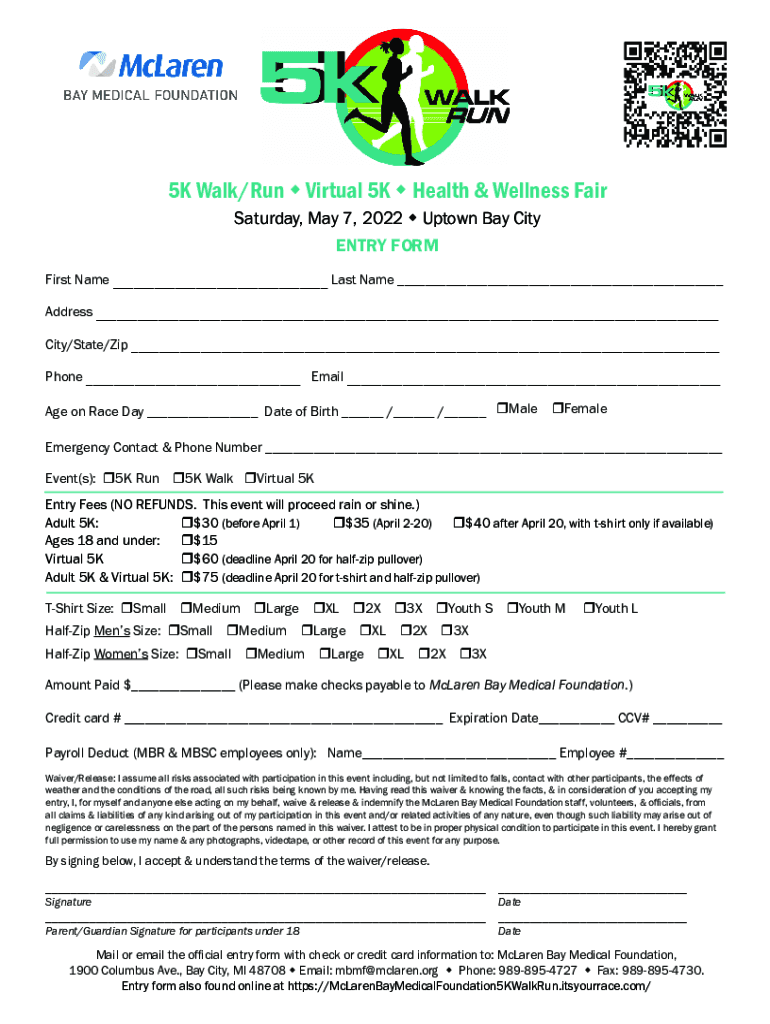 Fillable Online City of Orange Health and Wellness Virtual 5K Walk/Run Fax Email Print - pdfFiller