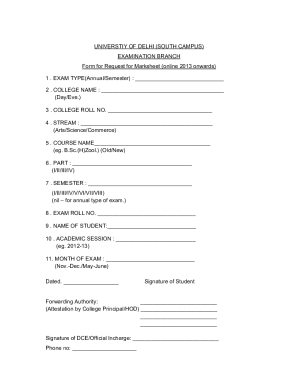 Fillable Online maitreyi ac Request for Transcript - University of ...