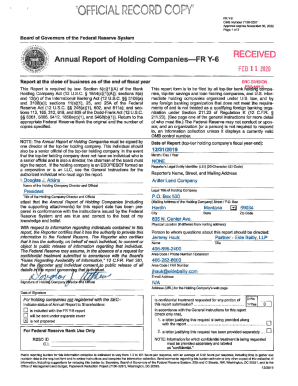 Fillable Online oFFICJAL RECORD COPY' Fax Email Print - pdfFiller
