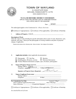 Fillable Online Business Certificate (aka DBA)waylandma - Town of ...