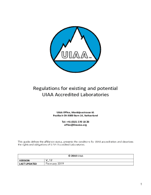 Fillable Online UIAA Safety Label Regulations for existing and ...