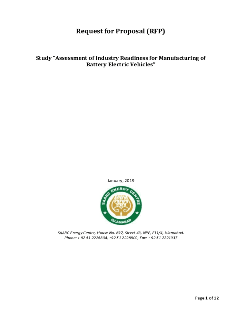 Fillable Online Assessment of Industry Readiness for Manufacturing of ...