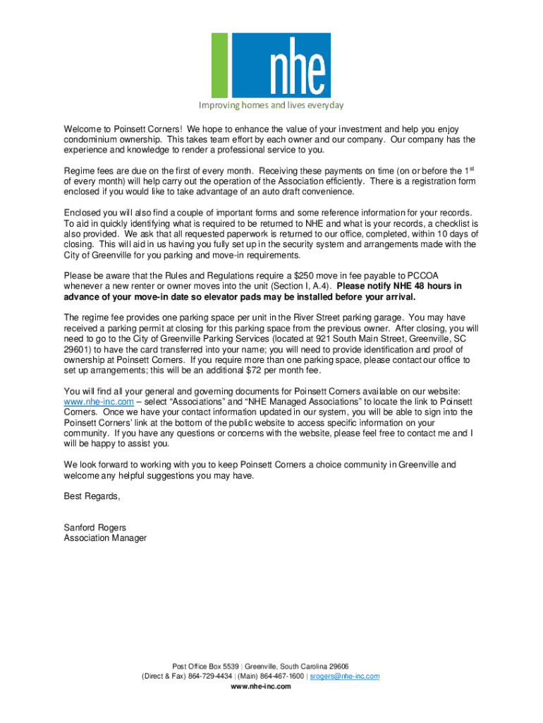 Fillable Online Improving homes and lives everyday - NHE Inc Fax Email ...