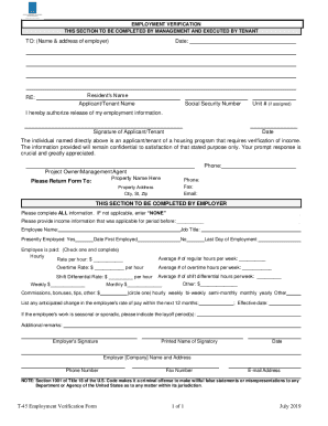 Fillable Online this section to be completed management and executed by ...