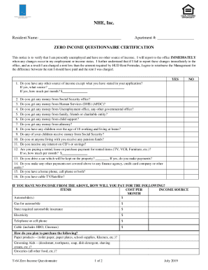 Fillable Online NHE Inc. Service Coordination Documentation Reference ...