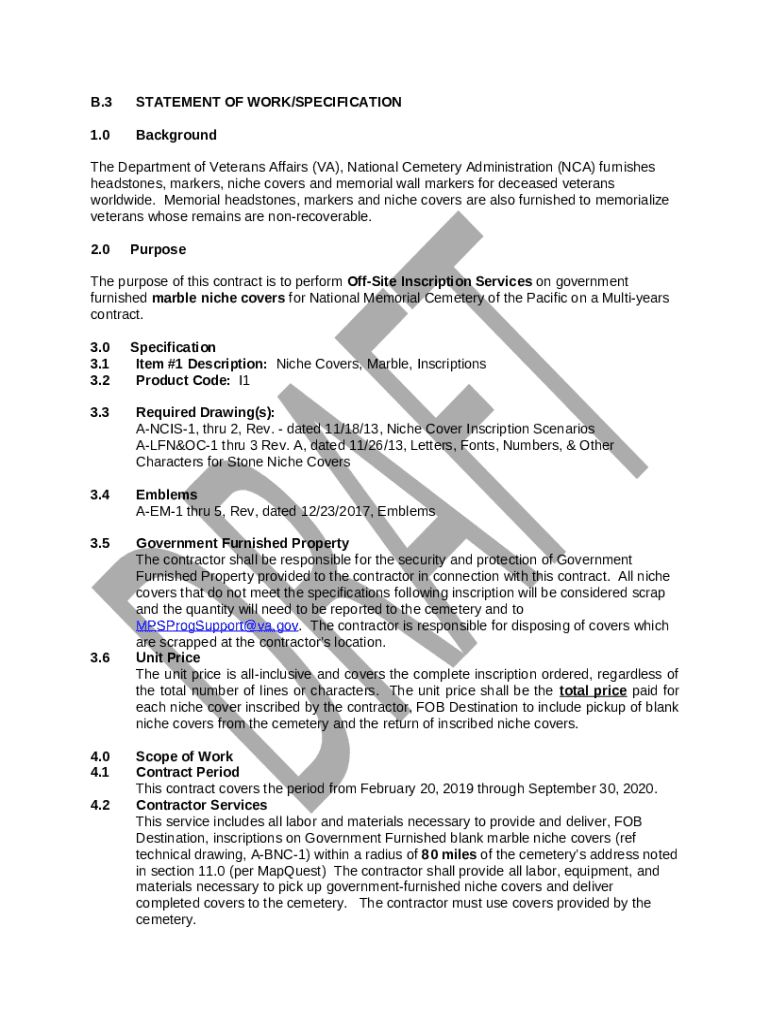 Headstones and Niche Covers - Arlington National Cemetery Doc Template ...