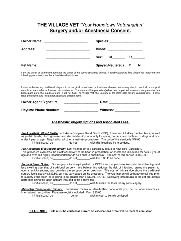Fillable Online Informed Client Consent Form Template Fax Email Print ...