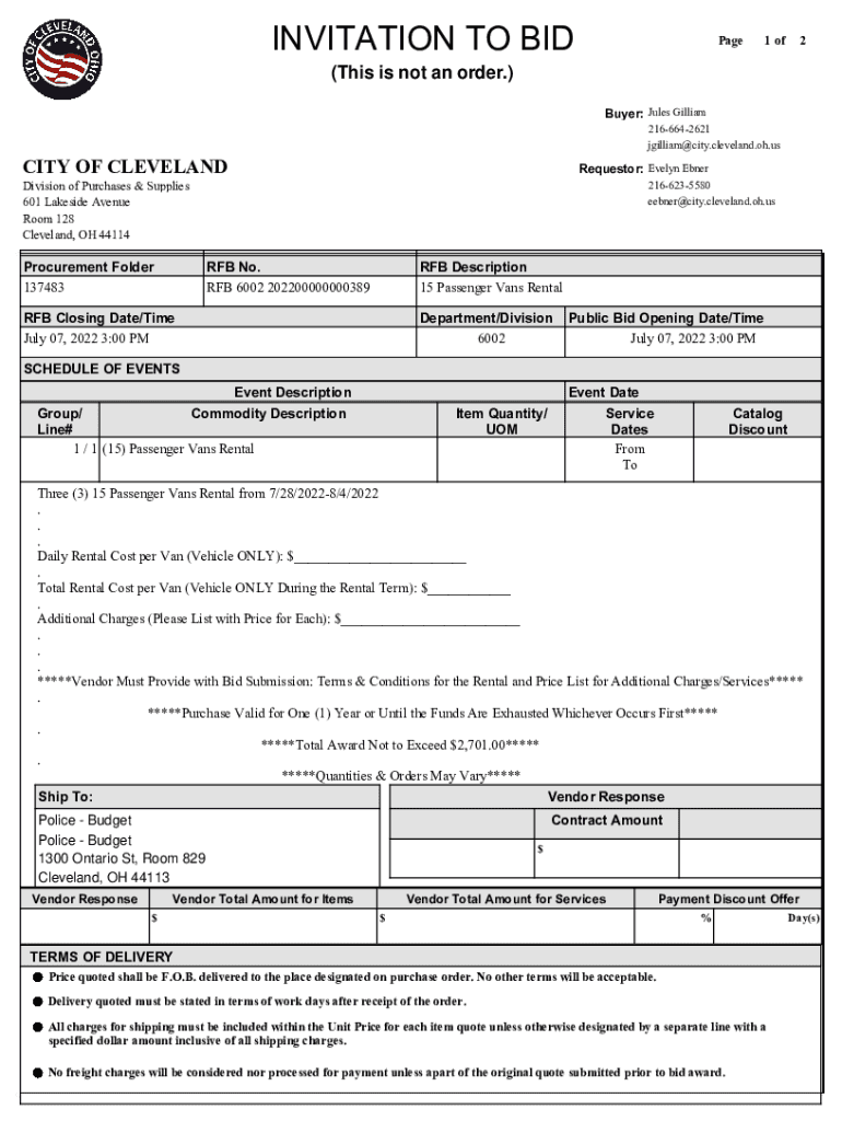 Fillable Online 15 Passenger Vans Rental Fax Email Print - pdfFiller
