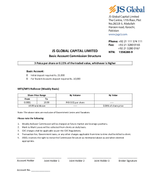 Fillable Online Js Global Capital Limited Company Profile - Pakistan ...