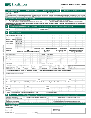Fillable Online COMMON APPLICATION FORM - Ray Invest Fax Email Print ...