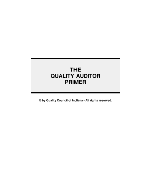 Fillable Online View Primer Sample Section - Quality Council of Indiana ...