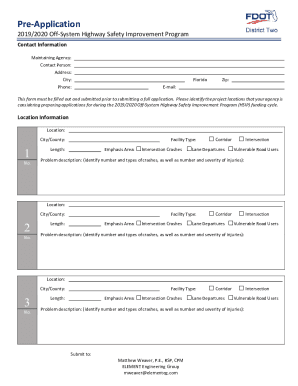 Fillable Online HSIP ReportingFHWA - Department of Transportation Fax ...