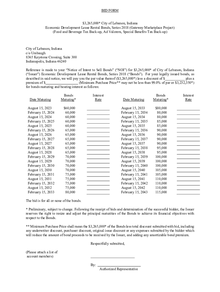 Fillable Online Bid Bond Request Form - bisa-inc.net Fax Email Print - pdfFiller