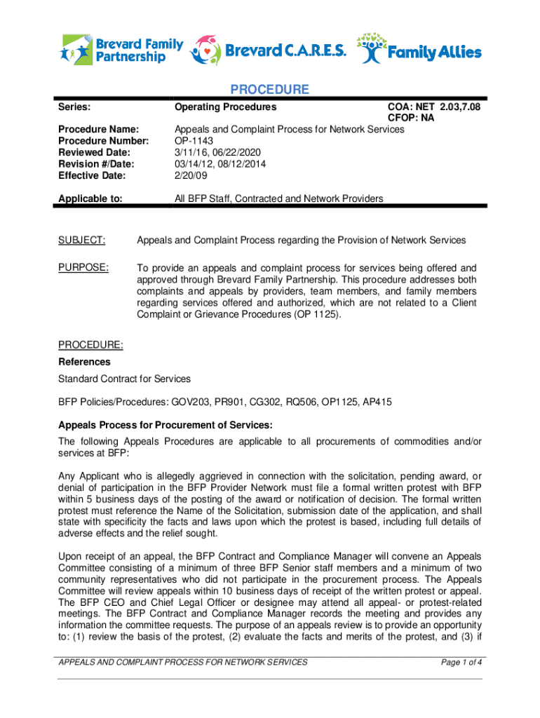 Fillable Online Revision date for SOP (Standard Operating Procedures ...