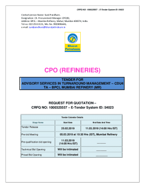 Fillable Online tender-document-centrifugal-pumps ... - Bharat ...