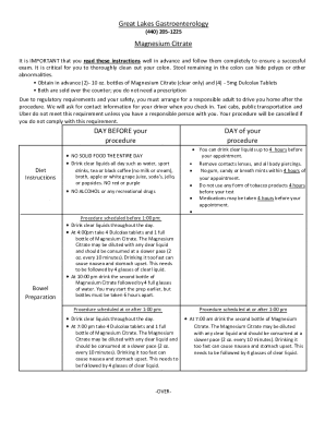 Fillable Online Colonoscopy with Sutab 2-Day Prep - (with Magnesium ...