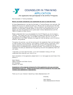 Fillable Online The Importance of Personal Statements in Counselor ...