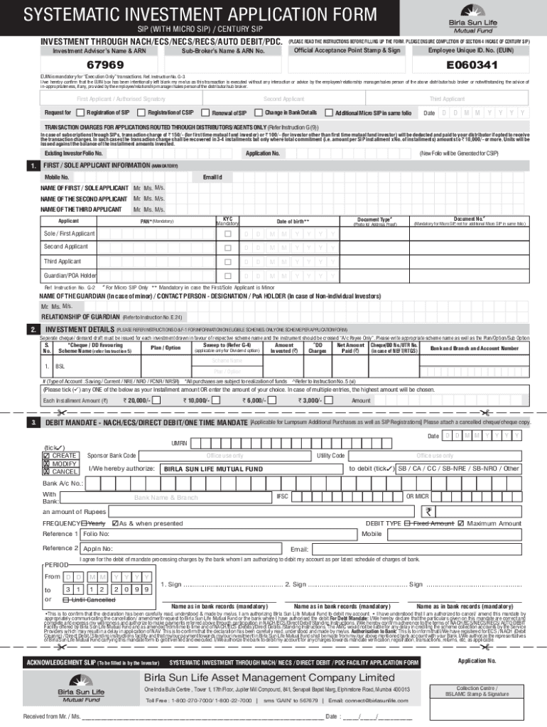 Fillable Online UTI SIP Form - Lemon Fundz Fax Email Print - pdfFiller