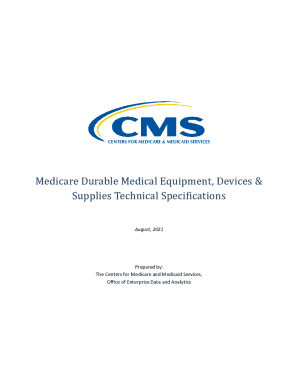 Fillable Online Medicare Durable Medical Equipment, Devices and ...
