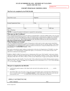 Fillable Online state of rhode islanddivision of taxation sales and use ...