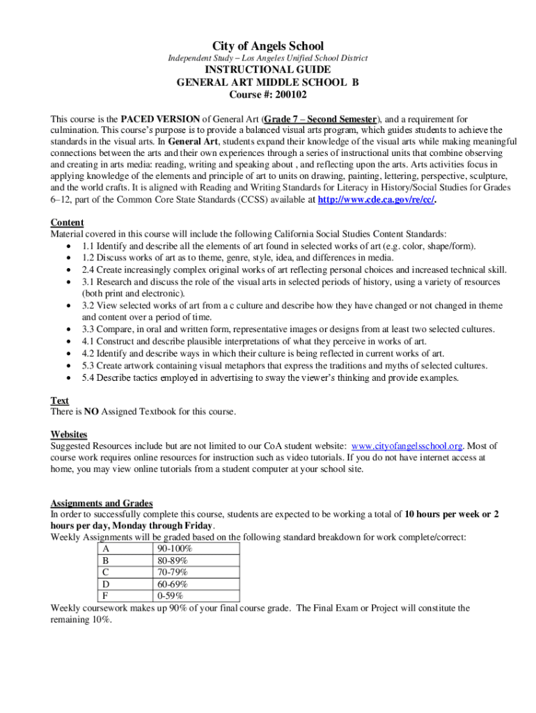 Fillable Online Guidelines for Independent Study Programs ROUTING All ...