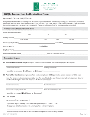 Fillable Online 403(b) Authorization Form Fax Email Print - pdfFiller