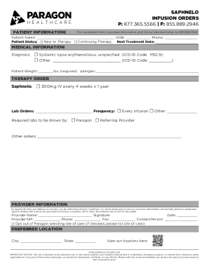 Fillable Online Saphnelo Order Form - Medix Infusion Fax Email Print ...