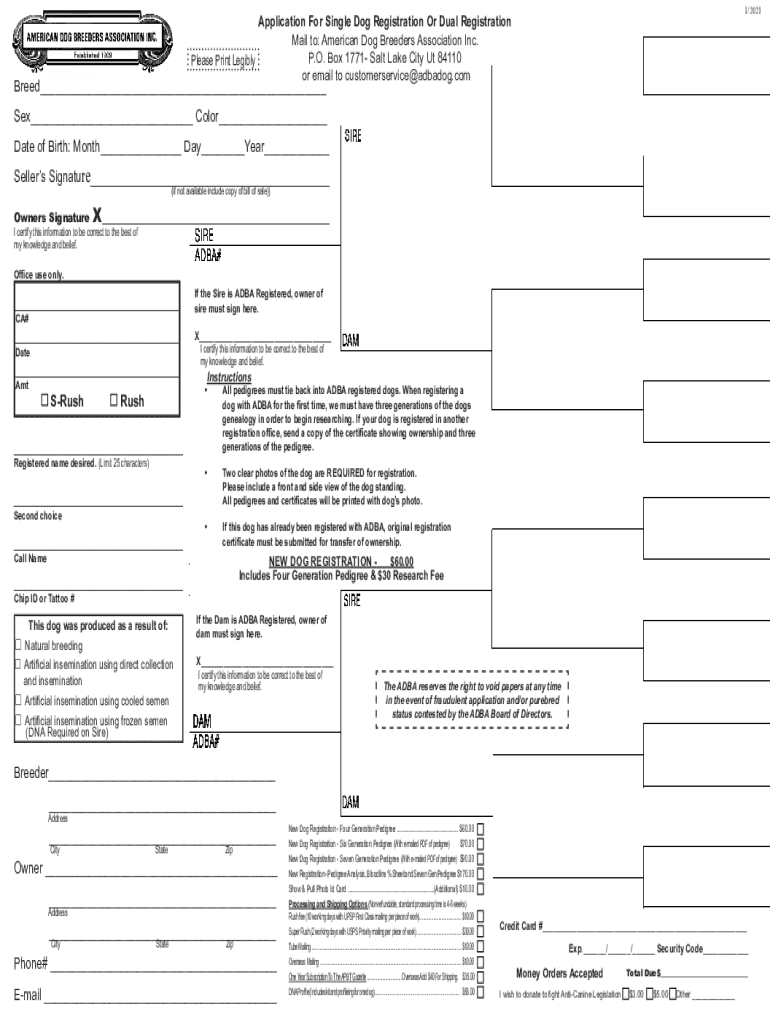 Fillable Online Adba Single Registration Form - Fill Online, Printable ... Fillable Online Adba Single Registration Form - Fill Online, Printable ...
