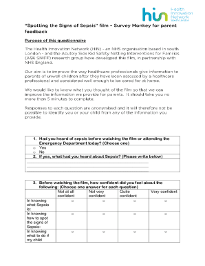 Fillable Online Early diagnosis of sepsis in emergency departments ...