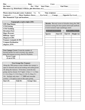Fillable Online Plot: Date Fax Email Print - pdfFiller