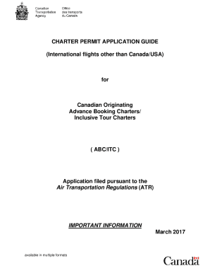 Fillable Online Fillable Online Charter Permit Application Guide ...