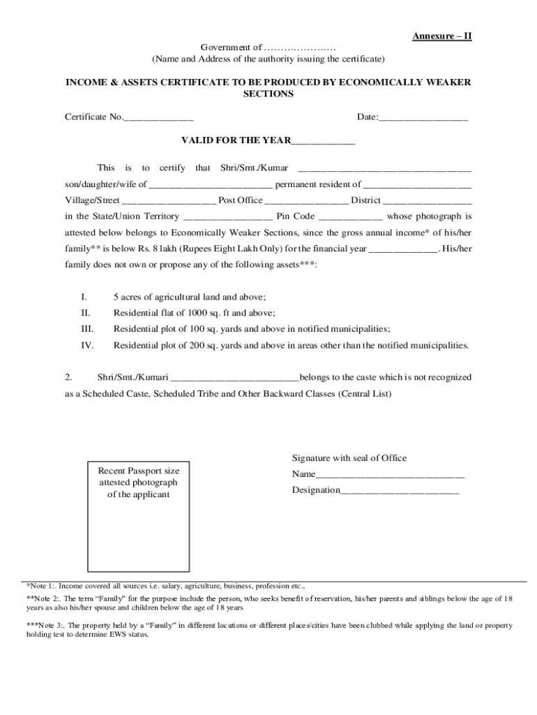 Fillable Online Annexure II Fax Email Print - pdfFiller