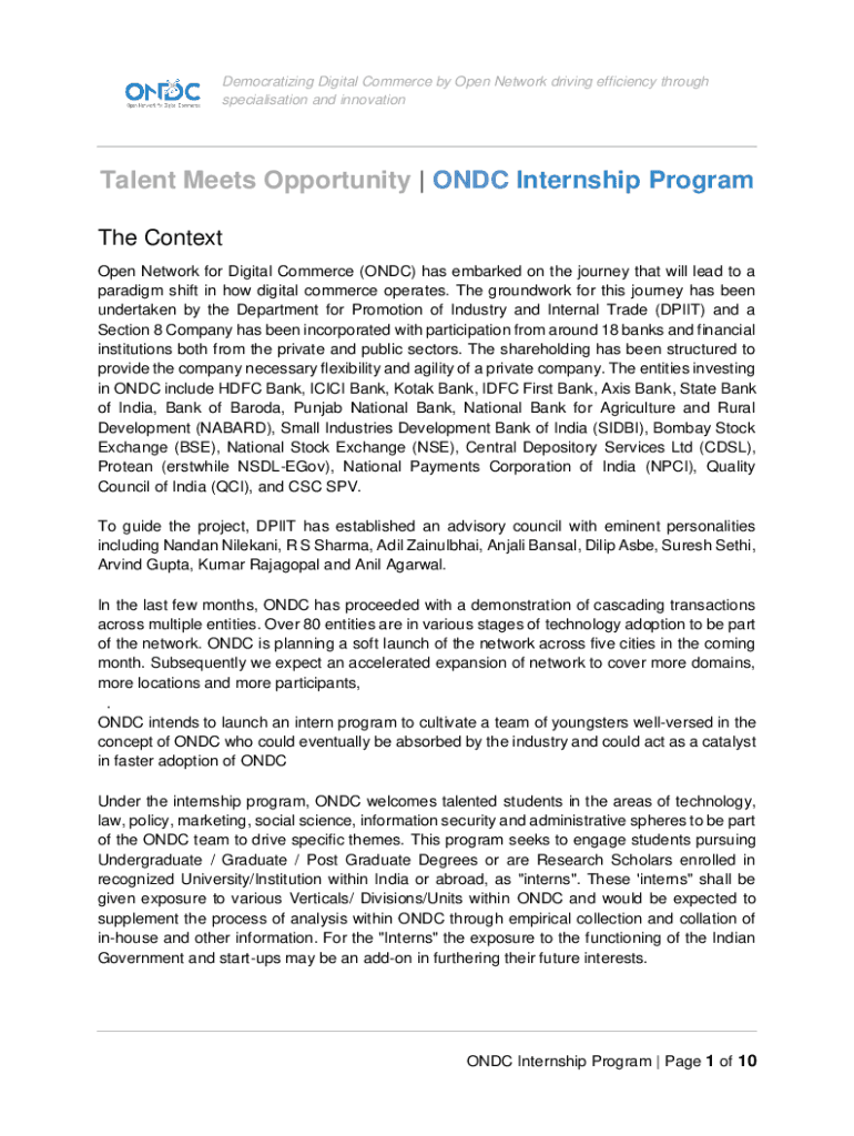 Fillable Online What Is Open Network For Digital Commerce Explained Fax ...