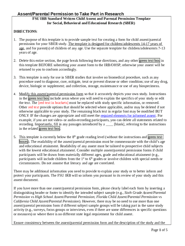 Elements of the Ined Consent Document Doc Template | pdfFiller