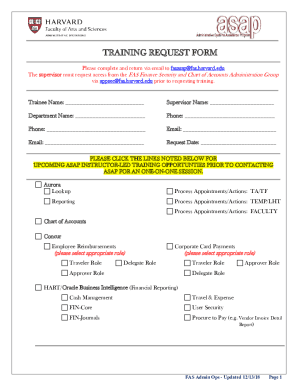 Fillable Online System Access Request Forms - Faculty of Arts and ...