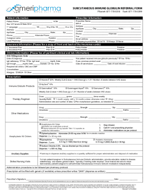 Fillable Online SCIG Patient Referral Form - Alberta Health Services ...