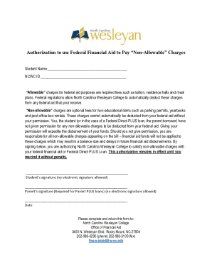 Fillable Online Federal Student Aid Authorization Form - East Central ...