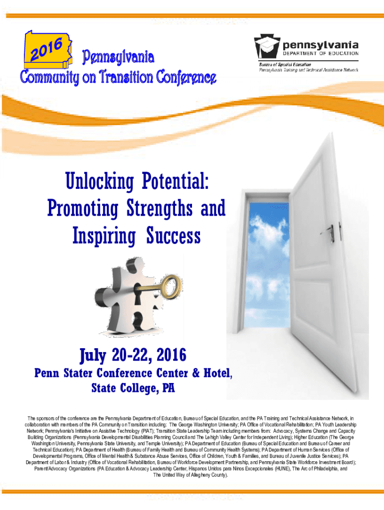 Fillable Online Unlocking Potential: Promoting Strengths and Inspiring ...