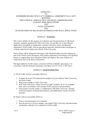 Fillable Online NASA's Space Act Agreements with SpaceX, Boeing, ULA ...