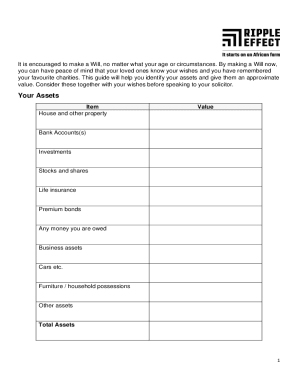 Fillable Online The 10 most important reasons to have a will - FreeWill Fax Email Print - pdfFiller