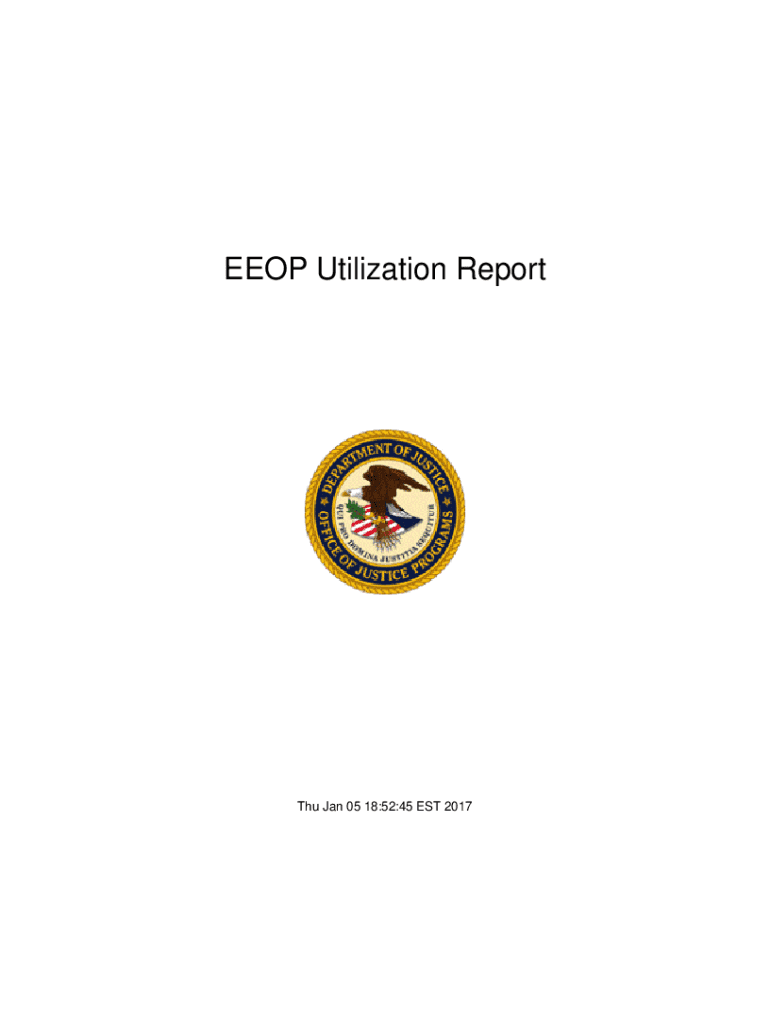 Fillable Online EEOP Utilization Report - Personnel Services Fax Email ...
